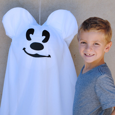 Make Your Own Mickey Mouse Halloween Ghost